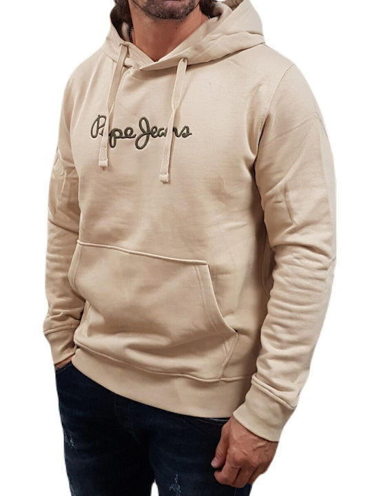 ΜΠΛΟΥΖΑ ΦΟΥΤΕΡ ΜΕ ΚΟΥΚΟΥΛΑ PEPE JEANS JOE HOODIE ΜΠΕΖ – MensF